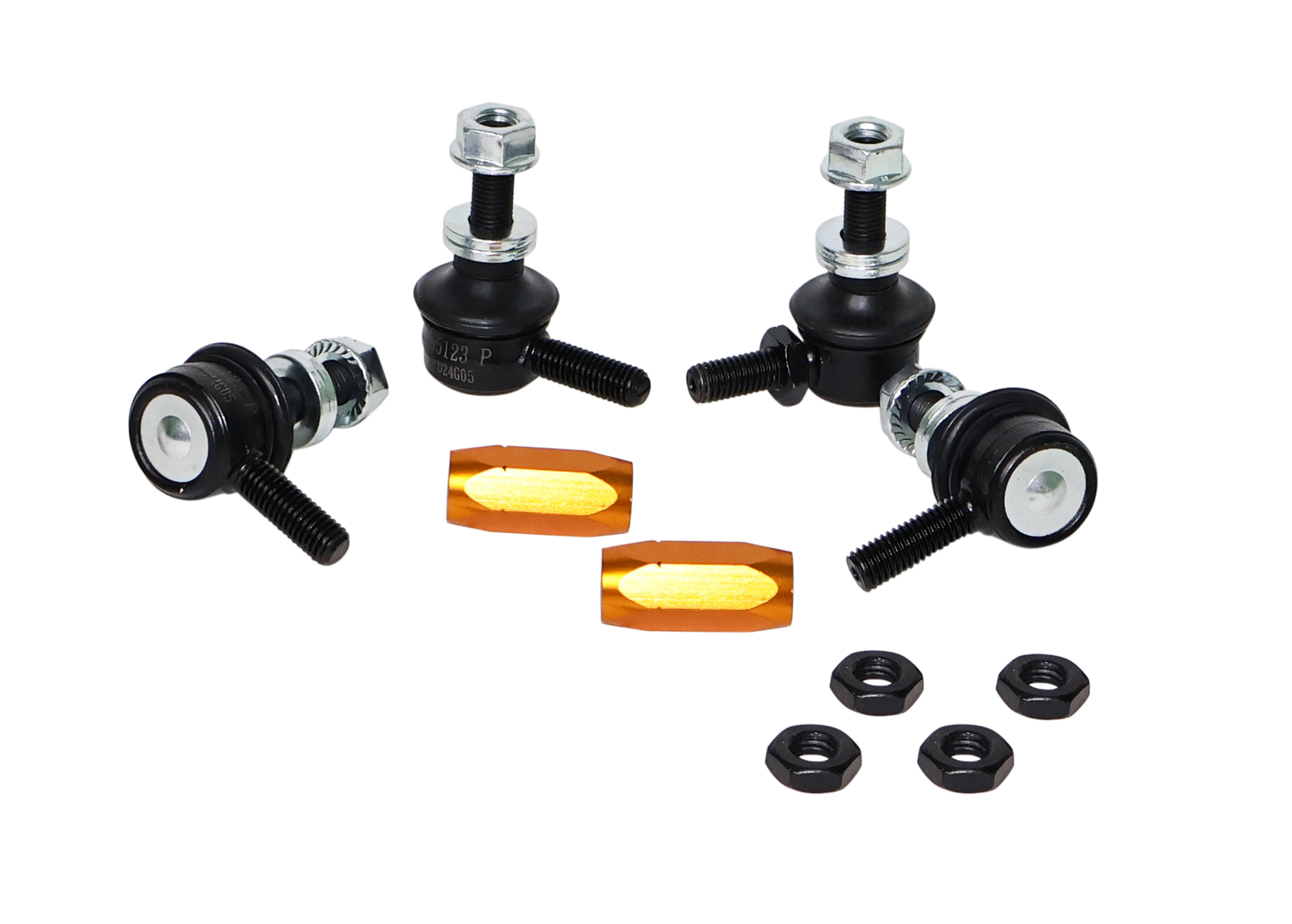 COPPIA Whiteline KLC144 Sway Drop Links Resistente Palla in Acciaio Adj per Chevrolet CA